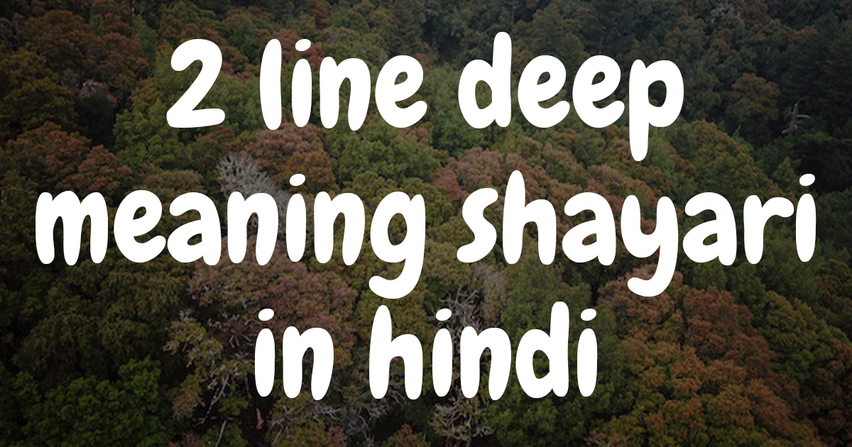 789+ 2 Line Deep Meaning Shayari In Hindi | Deep Shayari on Life ...